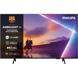Philips QLED-Fernseher "55PUS8400/12", Energieeffizienz: E (A-G), schwarz, 55 &Prime;, Fernseher