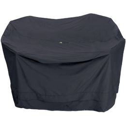 Abdeckhaube Tepro "Universal", schwarz, B:200cm H:200cm T:95cm, Polyethylen (PE), H&uuml;llen, f&uuml;r runde Sitzgruppen mit 200 cm Durchmesser