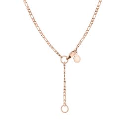 Charm-Kette Cool Time "Schmuck Geschenk Edelstahl Halskette The Cool Chunky Chain", rosa (ros&eacute;goldfarben), Halsketten, M&auml;dchen, Edelstahl, L: 41 B: 2mm, B:2mm