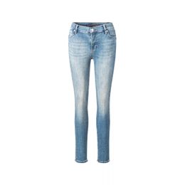 JOOP! Slim-fit-Jeans JOOP "Sol", Damen, Gr. 27, L&auml;nge 30, bright blau, Denim/Jeans, Obermaterial: 87% Baumwolle, 11% Polyester, 2% Elasthan, slim fit lang, Jeans Slim-fit-Jeans, mittlere Leibh&ouml;he