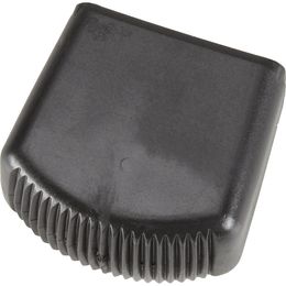 Zarges Au&szlig;enschuh, PVC, schwarz, 62 x 25 mm