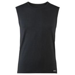 Unterhemd Bruno Banani "CHECK LINE 2.0 TANK TOP", Herren, Gr. 5M, N-Gr, schwarz (schwarz karo), Obermaterial: 90% Polyamid, 7% Elasthan, 3% sonstige Fasern, bequem, Unterhemden Unterhemd