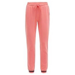 Sporthose SOCCX, Damen, Gr. XL, Normalgr&ouml;&szlig;en, apricot sunset, Sweatware, Material: 95% Baumwolle, 5% Elasthan, unifarben, relaxed fit lang, Hosen Sporthose, mit Elastikbund & seitlichen Taschen