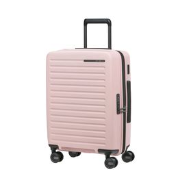 Handgep&auml;ck-Trolley Samsonite "RESTACKD", Gr. B/H/T: 40cm x 55cm x 20cm 39 l, rose, Polypropylen, Koffer, mit fester Trennwand und verstellbaren Packgurten