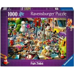 Puzzle Ravensburger "Dean MacAdam: Vierbeiner auf Tour", bunt, Puzzles, KinderB:70cm H:50cm, Pappe, Motiv, Made in Germany, B:70cm H:50cm