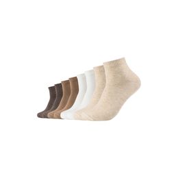 Kurzsocken s.Oliver "essentials", Herren, Gr. 35-38, natur melange, Baumwolle, Elasthan, Polyester, normal, Socken, mit pflegeleichtem Materialmix