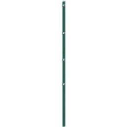 Zaunpfosten Arvotec "ESSENTIAL 240", gr&uuml;n, B:4cm H:240cm, Metall, Zaunpfosten, 4x4x cm f&uuml;r Mattenh&ouml;he 240 cm, zum Einbetonieren