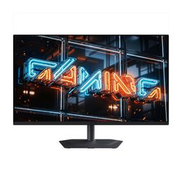 Gigabyte OLED-Monitor "MO32U24", Energieeffizienz: G (A-G), schwarz, Monitore, neig-, schwenk-, h&ouml;henverstellbar, Lautsprecher