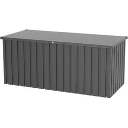 Aufbewahrungsbox Tepro "Universalbox Store Large", grau (anthrazit), B:172,8cm H:72,45cm T:78,5cm, Metall, Aufbewahrungsboxen, Aufbewahrungsbox, BxTxH: 172,8x78,5x72,45 cm