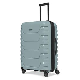 Trolley SMARTBOX "Edition 01 4 Rollen Trolley 66 cm mit Dehnfalte", Gr. 75 l, mint, Polypropylen, Koffer