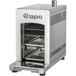 Gasgrill Tepro "Toronto Steakgrill", silber (silberfarben), B:23cm H:40cm T:56cm, Grills, BxTxH: 23x56x41 cm