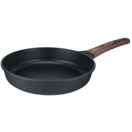 Bratpfanne RESTO KITCHENWARE "Ran, Universalpfanne mit Antihaftbeschichtung", schwarz, H:6cm L:48,5cm &Oslash;:28cm, Pfannen, Bratpfanne, Induktion, f&uuml;r alle Herdarten geeignet