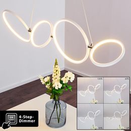 hofstein Rodekro Pendelleuchte LED Wei&szlig;, 1-flammig