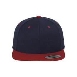 Flex Cap Flexfit "Flexfit Unisex Classic Snapback 2-Tone", Gr. onesize, navy, rot, 80% Polyacryl, 20% Wolle, unifarben, Caps