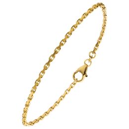 Goldarmband Jobo "Armband Ankerarmband 2 mm 18,5 cm", gelbgold 333, Armb&auml;nder, Damen, Gelbgold 333, Goldarmband, 333 Gold massiv