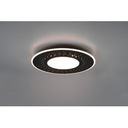 Trio Leuchten Verus Deckenleuchte LED Schwarz, 1-flammig, Fernbedienung