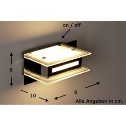 Trio 2220 Wandleuchte LED Chrom, 1-flammig