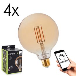 hofstein LED E27 4er Set 6 Watt 2200 Kelvin 650 Lumen