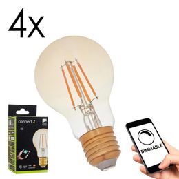 Eglo Leuchten LED E27 4er Set 5,5 Watt 2200 Kelvin 500 Lumen