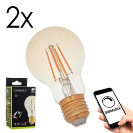 Eglo Leuchten LED E27 2er Set 5,5 Watt 2200 Kelvin 500 Lumen