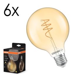 Osram LED E27 6er Set 3,4 Watt 2700 Kelvin 470 Lumen