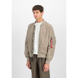 Bomberjacke Alpha Industries "MA-1 TT Light", Herren, Gr. XS, beige (vintage sand), Obermaterial: 100% Nylon, Futter: 100% Nylon, Jacken Bomberjacke