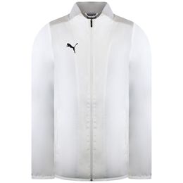 Puma TeamGoal Sideline Herren Wei&szlig;e Trainingsjacke