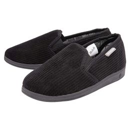 Dunlop Herren Hausschuhe mit Karomuster und Memory-Schaum