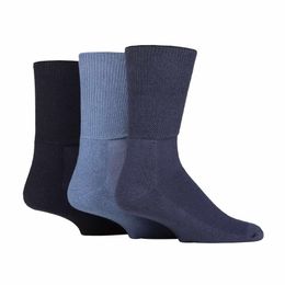 3er-Pack Extra Breite Bambus Diabetikersocken f&uuml;r Schwellungen in den Beinen