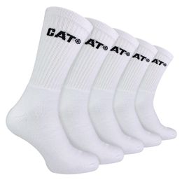 CAT&reg; Herren 5er Pack Strapazierf&auml;hige Baumwoll-Performance-Arbeitsstr&uuml;mpfe
