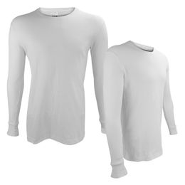 2er-Pack Herren Thermooberteile Langarm | Warmes Winter-Fleece-Unterziehshirt