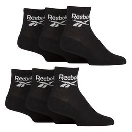 Reebok Unisex Atmungsaktive Kn&ouml;chelsocken mit niedrigem Schnitt