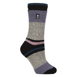 Heat Holders Damen Weiche Warme Winter Streifen Muster Thermosocken