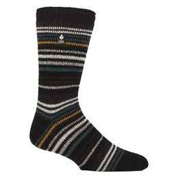 Heat Holders Herren Thermal Streifenmuster Socken f&uuml;r den Winter