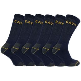 Caterpillar 6er Pack Unisex Schwerlast Arbeitssocken f&uuml;r Stahlschuhe