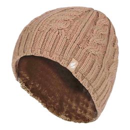 Heat Holders Damen Kabelstrick 3,4 Tog Fleece-Futter Thermo Winterm&uuml;tze