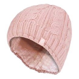 Heat Holders Damen Kabelstrick 3.4 Tog Fleecegef&uuml;tterte Thermo-Winterm&uuml;tze