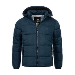 Arctic Seven Herren Winter Steppjacke Navy
