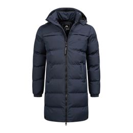 Arctic Seven Herren Winter Parka gesteppt Navy