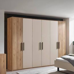 Pharao24.de Dreht&uuml;renschrank Schlafzimmerkleiderschrank 301 cm breit 6 t&uuml;rig