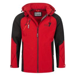 Arctic Seven Herren Softshell Jacke &ndash; Rot-Schwarz