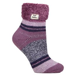 Heat Holders Damen Streifen Lounge-Socken mit Lurex
