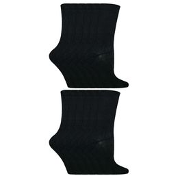 12 Paar Multipack Kids Cotton Colourful Casual Socks | Sock Snob | Plain Dress Socks f&uuml;r Jungen & M&auml;dchen - Schwarz