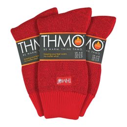 THMO - 3er-Pack Multipack Damen Dicke Winter Warme Socken mit Comfort Top