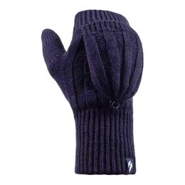 Heat Holders Damen Kabelstrick 2.3 Tog Thermo Winter Fingerlose Umwandlungshandschuhe