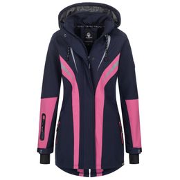 Rock Creek Softshelljacke Navy