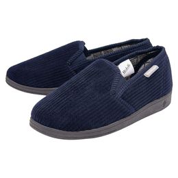 Dunlop Herren Hausschuhe mit Karomuster und Memory-Schaum