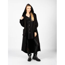 La Haine Inside Us Mantel Unisex-LW623 Damen schwarz