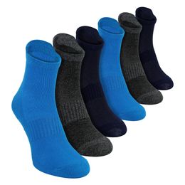 6er-Pack Herren Yoga Pilates Anti-Rutsch-Socken | Atmungsaktive gepolsterte Sportsocken
