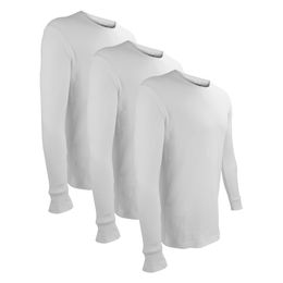 3er-Pack M&auml;nner Thermounterw&auml;sche Oberteil | Winter-Basisschicht Langarmoberteil